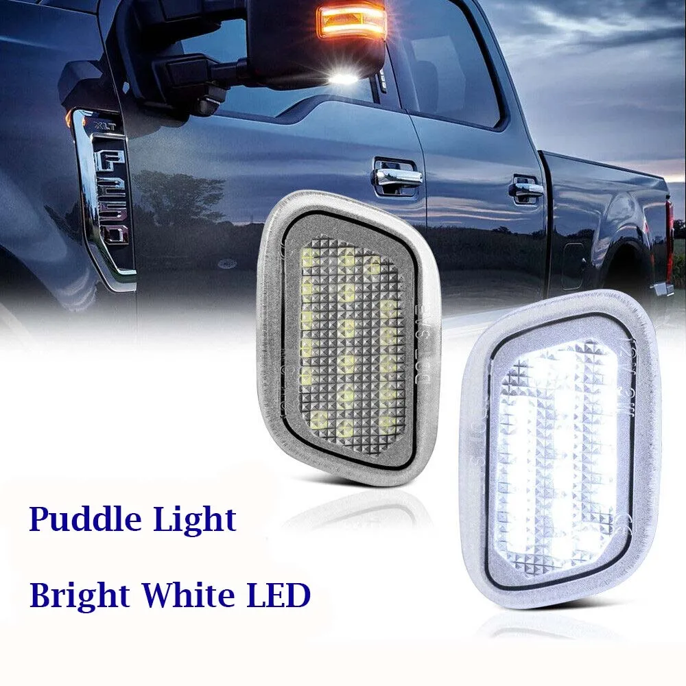 Led-Under-Side-puddle-Light-2017-2022-For-Ford-F150-F250-F350-F450 ...
