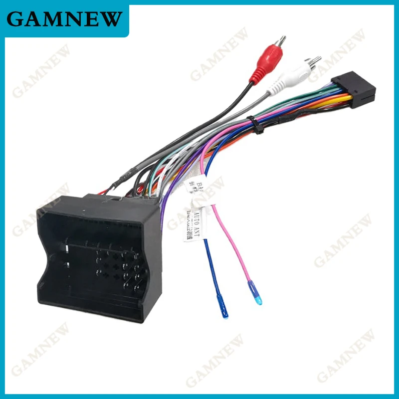 Car-Audio-DVD-Player-16PIN-Android-Power-Cable-Adapter-AUX-with-FM-Plug ...