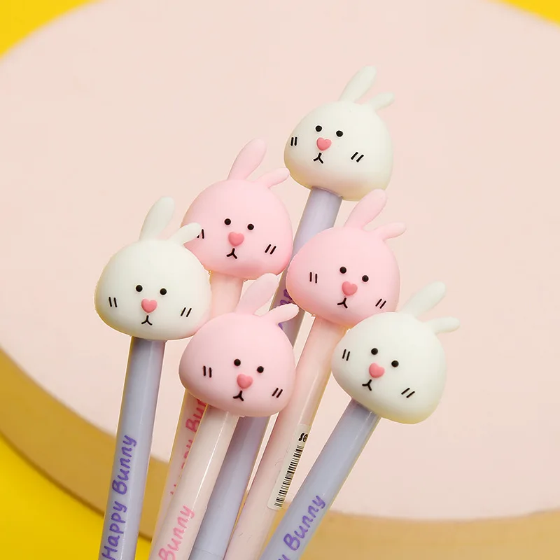 Cartoon-Coelho-Imprensa-Gel-Pen-da-Lytwtw-Animais-Bonitos-Papelaria ...