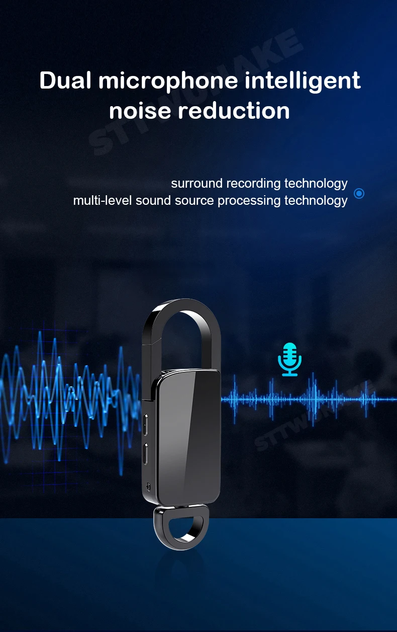 Avec micro OTG - 8G - Mini appareil'enregistrement numérique à commande ...