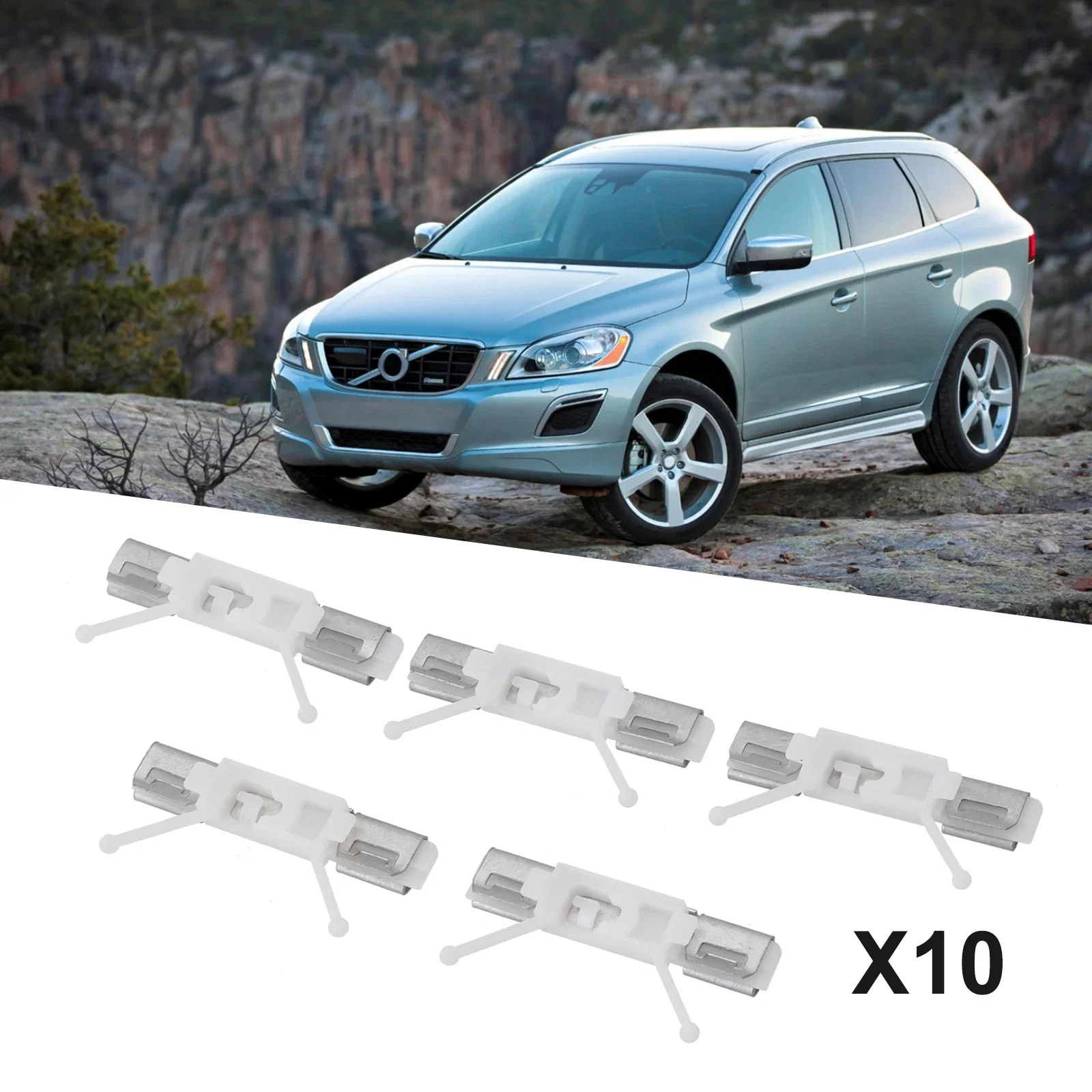10pcs-Car-Front-Windshield-Post-Trim-Clips-30753487-For-Volvo-XC60-2008 ...