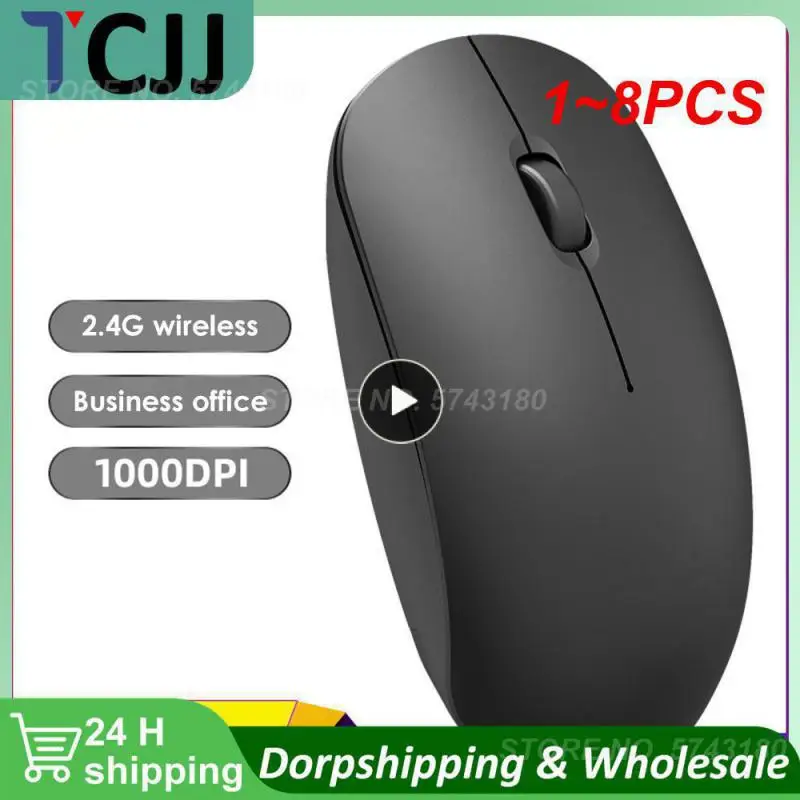 1-8PCS-New-T10-Rechargeable-Wireless-Mouse-2-4G-USB-Mice-For-Android ...