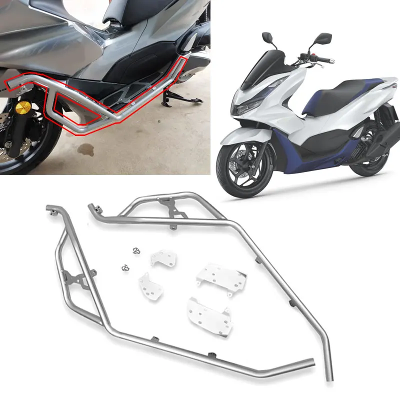 2023-New-PCX-160-150-Engine-Guard-Highway-Crash-Bar-Motorcycle-Frame ...