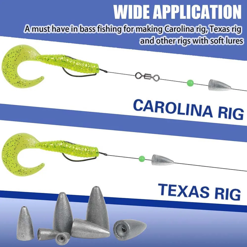 Bullet Fishing Weights – Outdoor Haven Gear