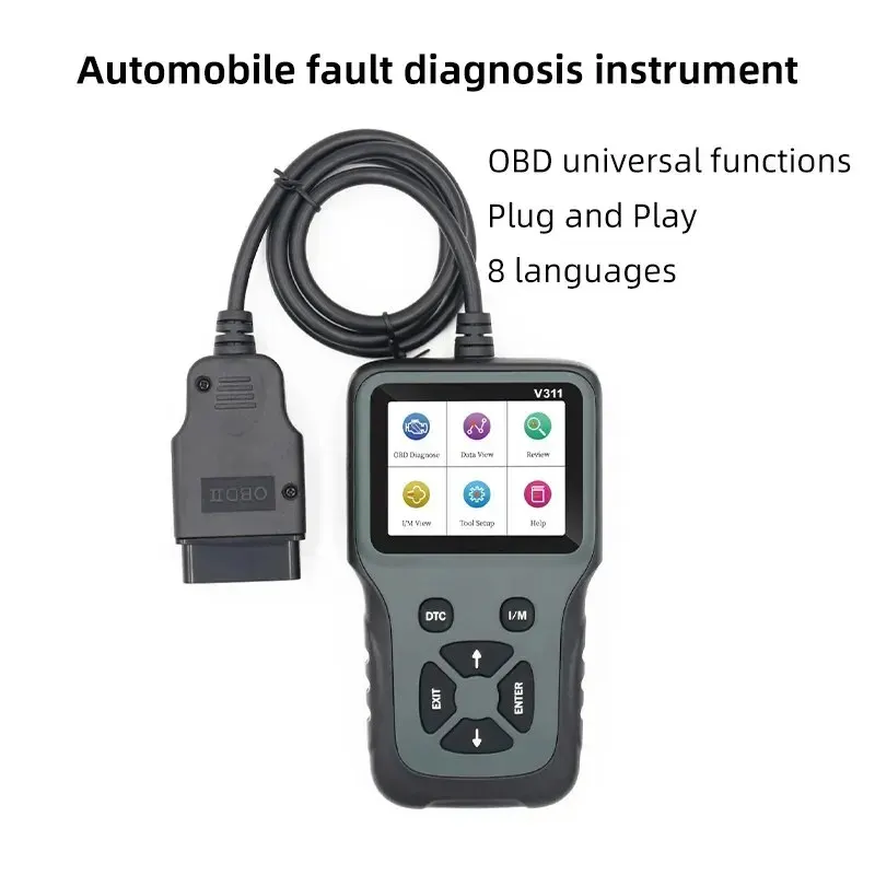 1 PC V311 Automobile Fault Diagnosis Instrument Engine Detection Car ...