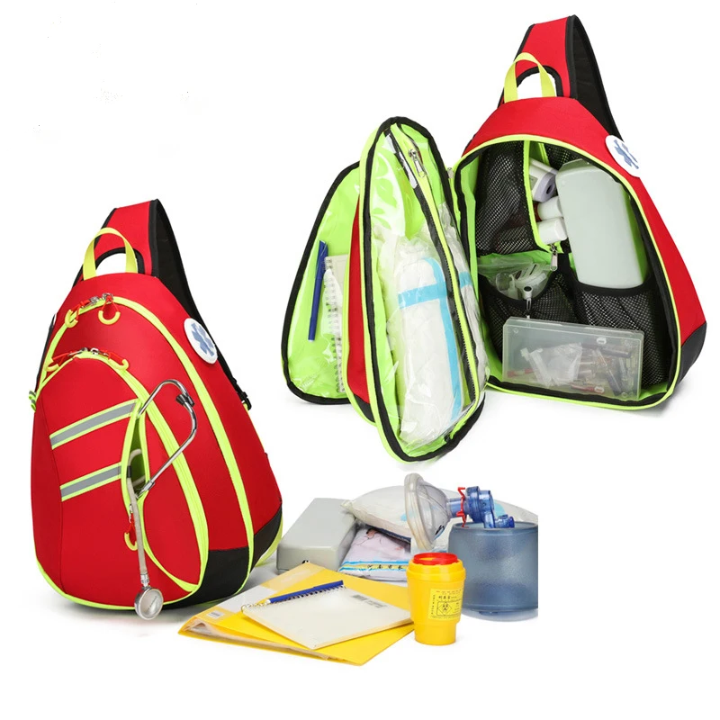 First Aid Kits Emergency Medicine Sling Crossbody Backpack Men Doctor ...
