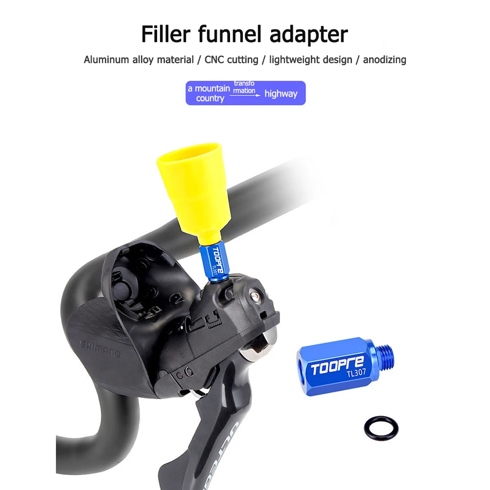 Bicycle-Hydraulic-Disc-Brake-Bleed-Funnel-Converters-with-Funnel-for ...