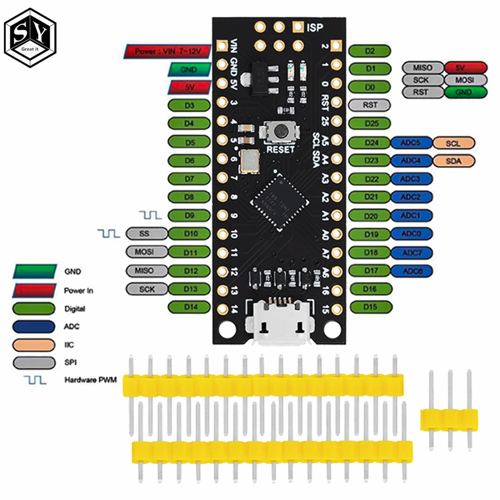 MH-Tiny-ATTINY88-micro-development-board-16Mhz-Digispark-ATTINY85 ...