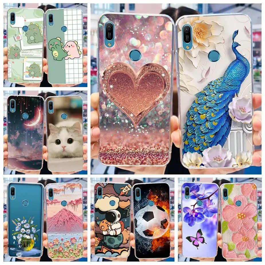 For-Huawei-Y6-Prime-2019-Case-Y6s-2019-Stylish-Painted-Cover-Soft ...