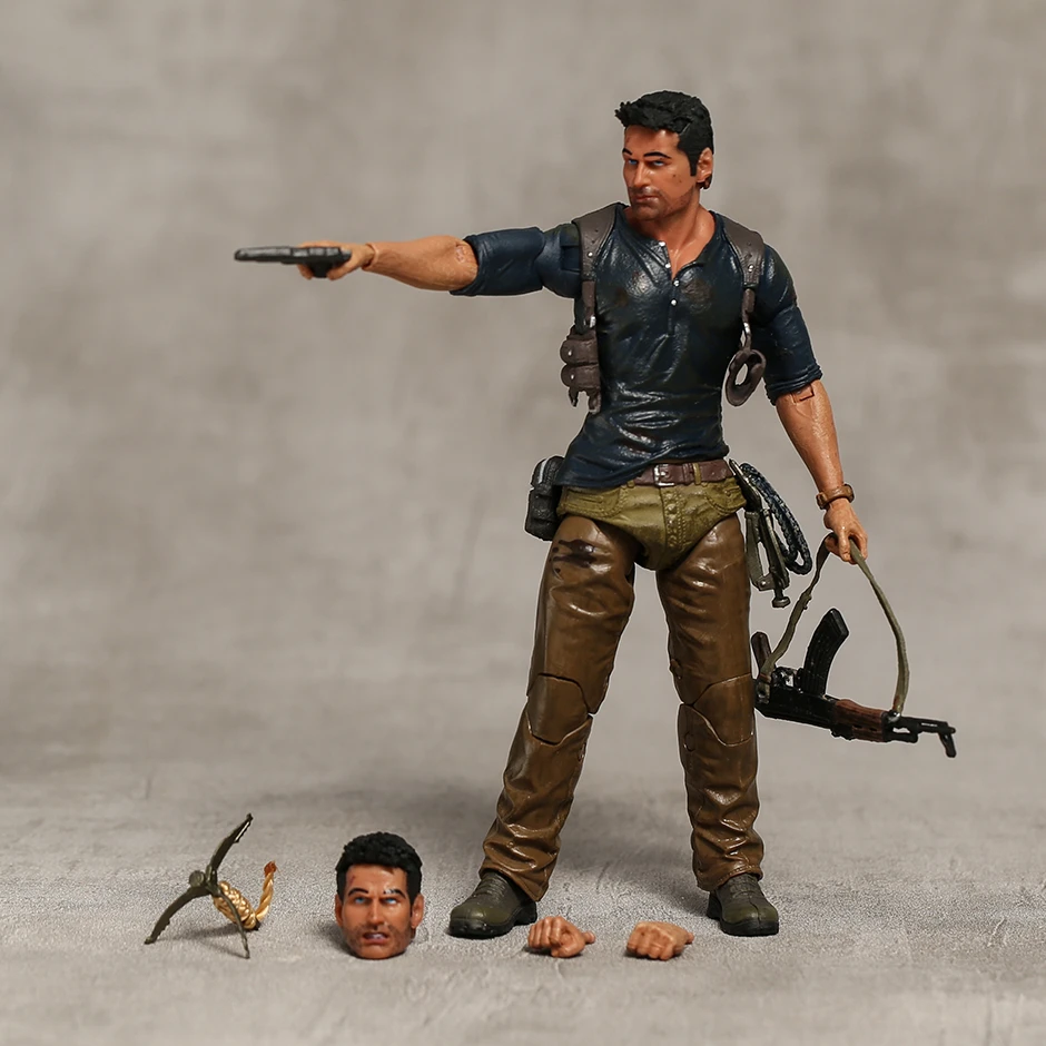 Thief's End Nathan Drake Collection Action Figure | Uncharted Nathan ...