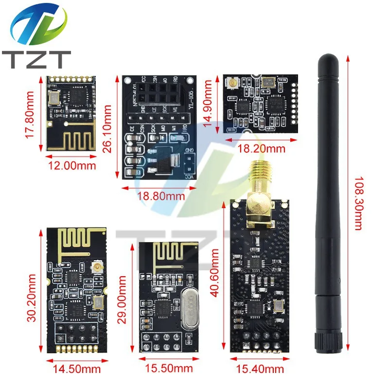 Generic Nrf24l01 2.4g Wireless Data Transmission Module 2.4ghz Nrf24l01 ...