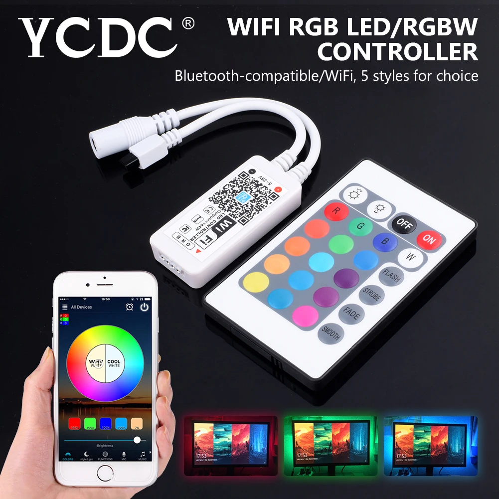 5v-12v-24v-mini-bluetooth-wifi-dc-led-rgb-rgbw-ir-controller-home-for ...