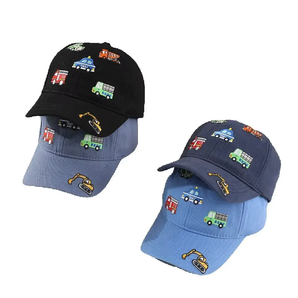 Doitbest School Boy Baseball Hats Embroidered Fire Truck Children ...