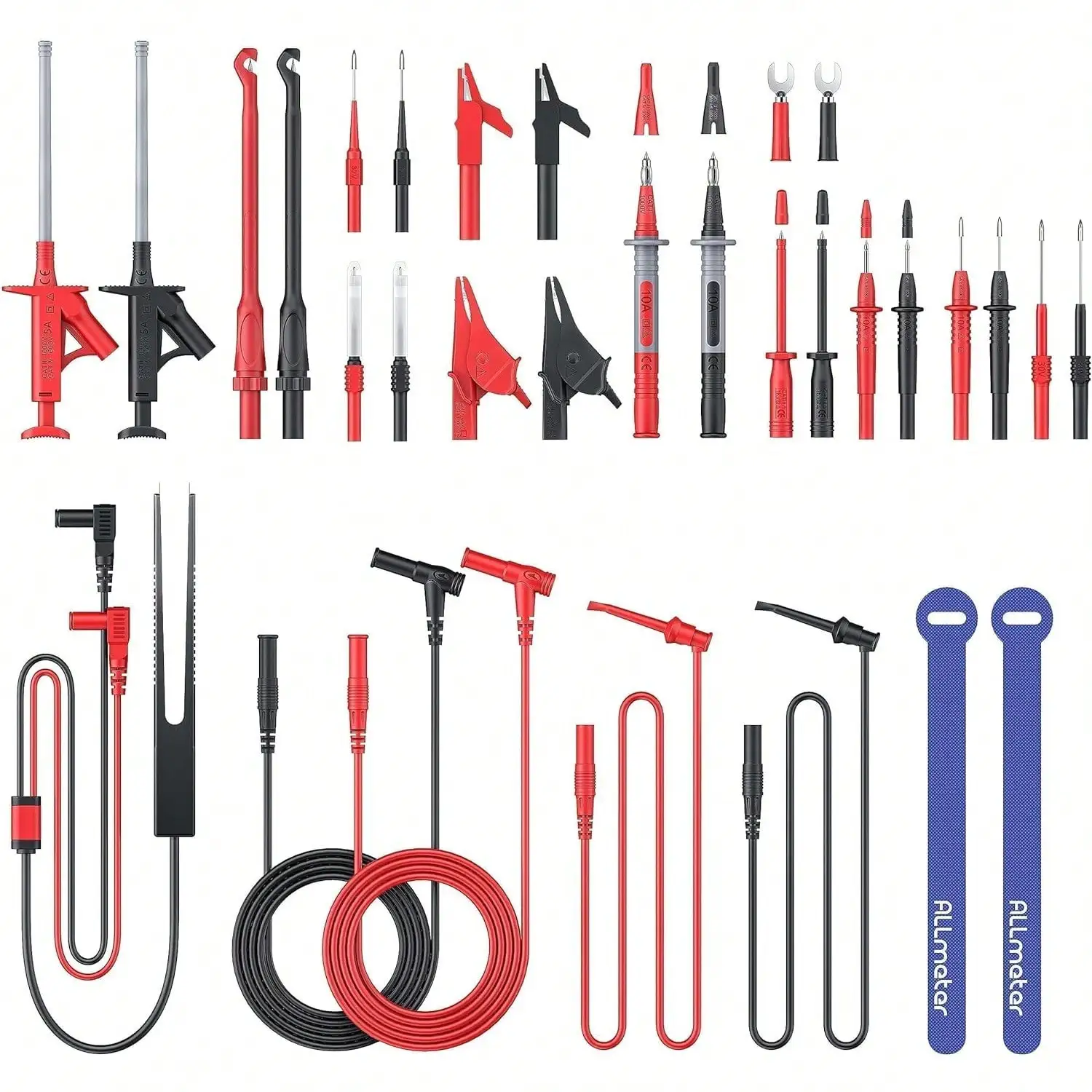 27PCS-Multimeter-Test-Leads-Kit-with-Replaceable-Wire-Piercing-Probes ...