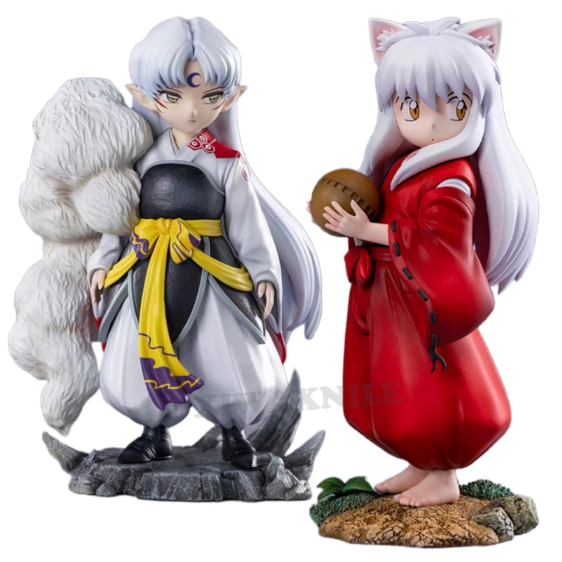 16cm-Childhood-Inuyasha-Anime-Figure-Inuyasha-Sesshoumaru-Action-Figure ...
