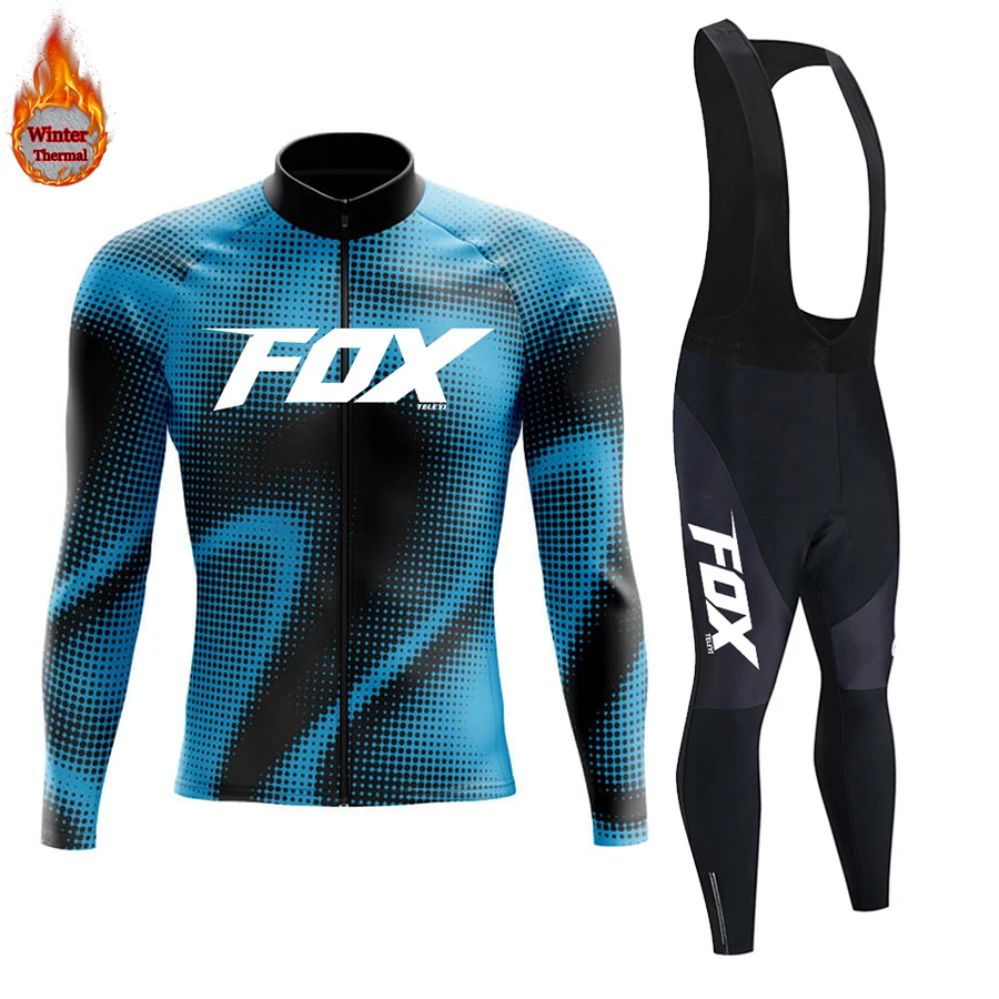 FOX-TELEYI-Winter-Cycling-Set-2024-Men-s-Long-Sleeve-Cycling-Clothing ...