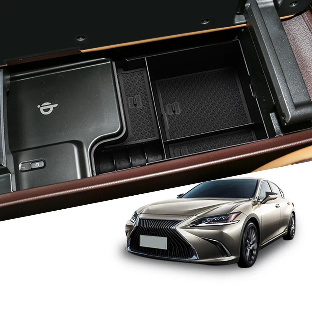 Car Armrest Center Storage Box Central Console Holder for Lexus ES ...