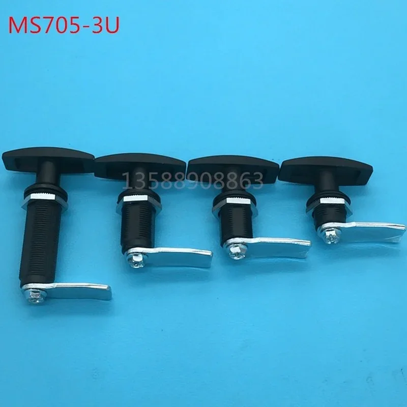 Black-MS705-T-shape-Handle-lock-equipment-Telescopic-door-locks ...