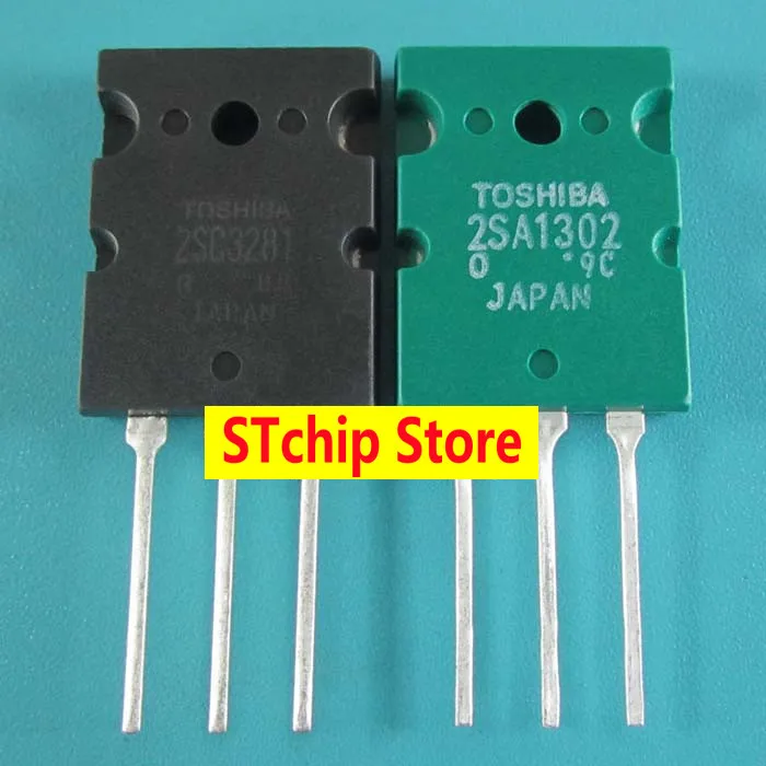 2SA1302 paired with 2SC3281 imported disassembly machine long feet net ...