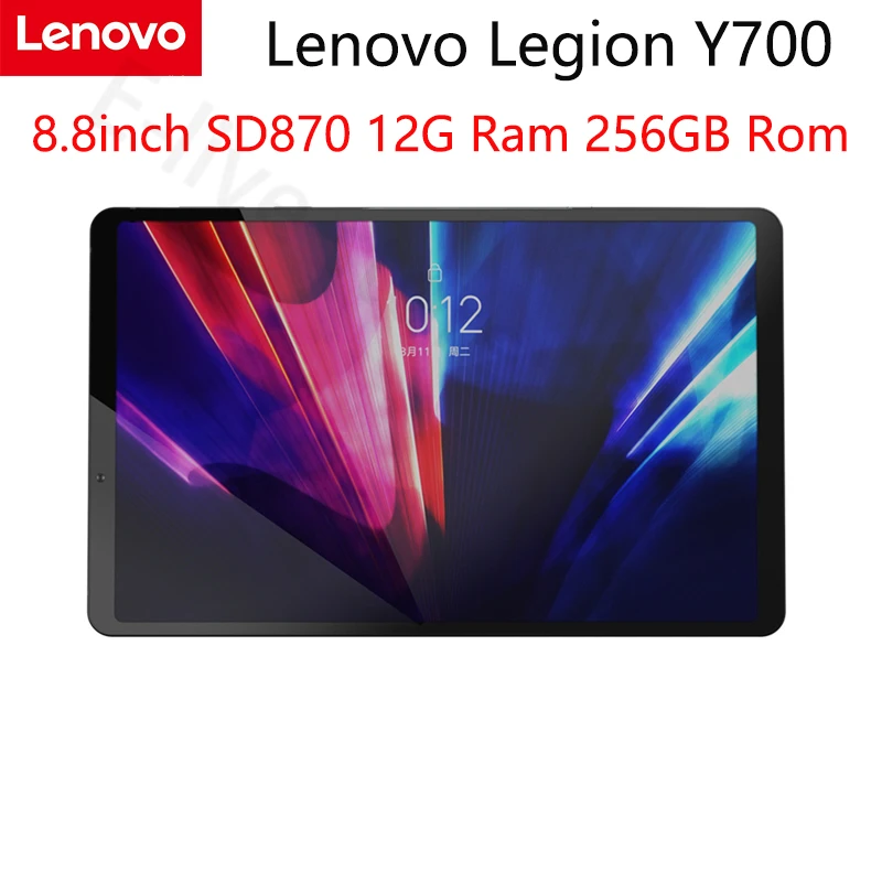 Lenovo 레기온 Y700 태블릿 PC, 8.8 인치, 8GB/12GB RAM, 128GB/256GB ROM, 2560x1600 IPS, 스냅드래곤 870, 옥타 코어 ...