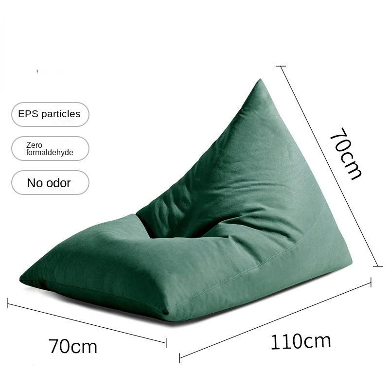 Triangle Style Bean Bag Sofa Tatami Living Room Lazy Furniture Chair ...