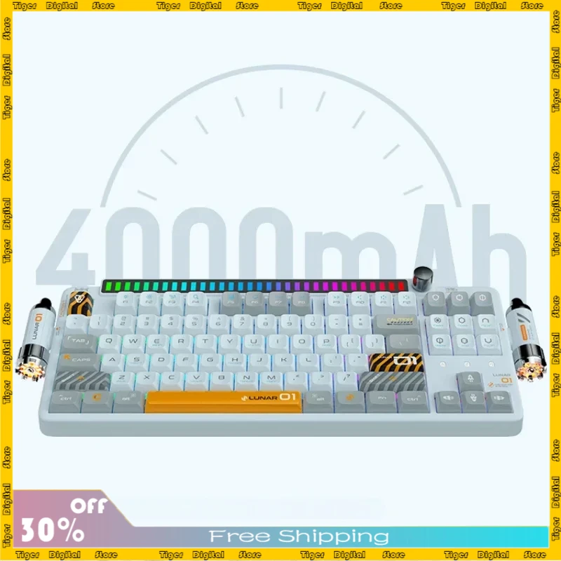 Lunar01-Keyboard-Kit-Customized-Spaceship-Mechanical-Keyboard-Wireless ...