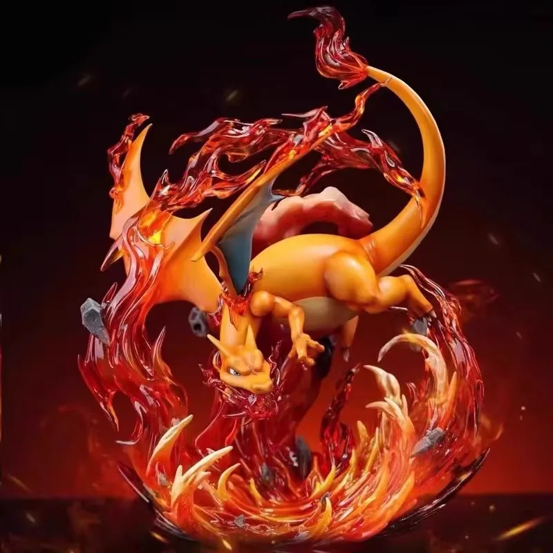 20cm-Anime-Pokemon-Gk-Charizard-Figures-1-20-Amazing-Museum-Action-Cute ...