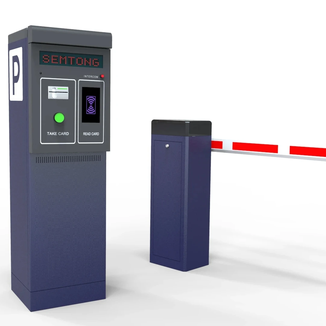 Qigong Automatic Barrier Gate 5 Meters Fence Arm with RFID Card Reader ...