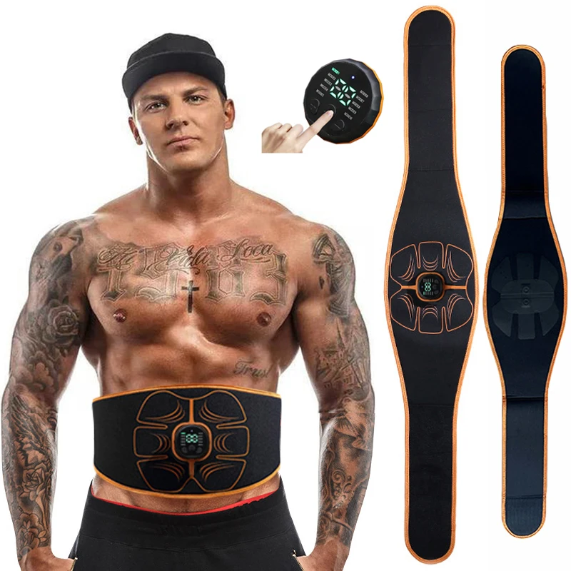 New-Abs-Trainer-Belt-EMS-Abdominal-Muscle-Stimulator-Electric-Toning ...