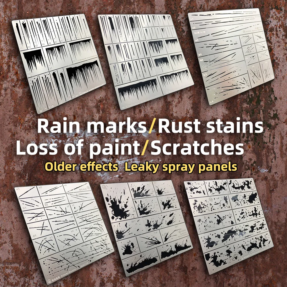 Model-Aging-Effect-Tool-Rain-marks-rust-off-paint-scratches-Auxiliary ...