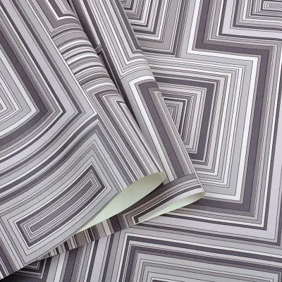 Modern Geometria Labirintus Falkapocs -Tekercs Vízálló Retroflex Minta ...