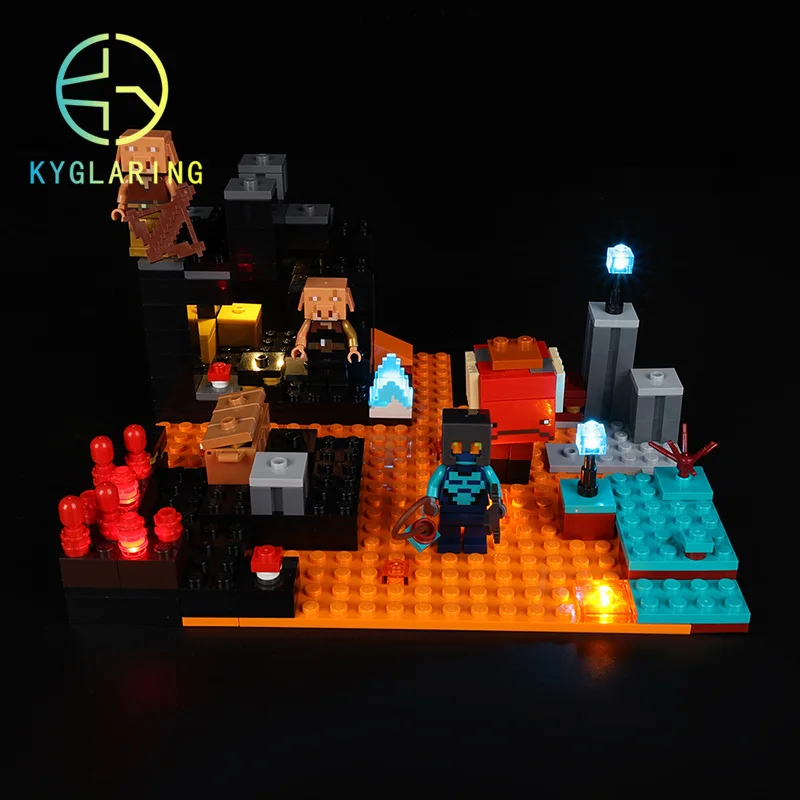 Kyglaring-LED-Light-Kit-For-21185-The-Nether-Fortress-Building-Blocks ...