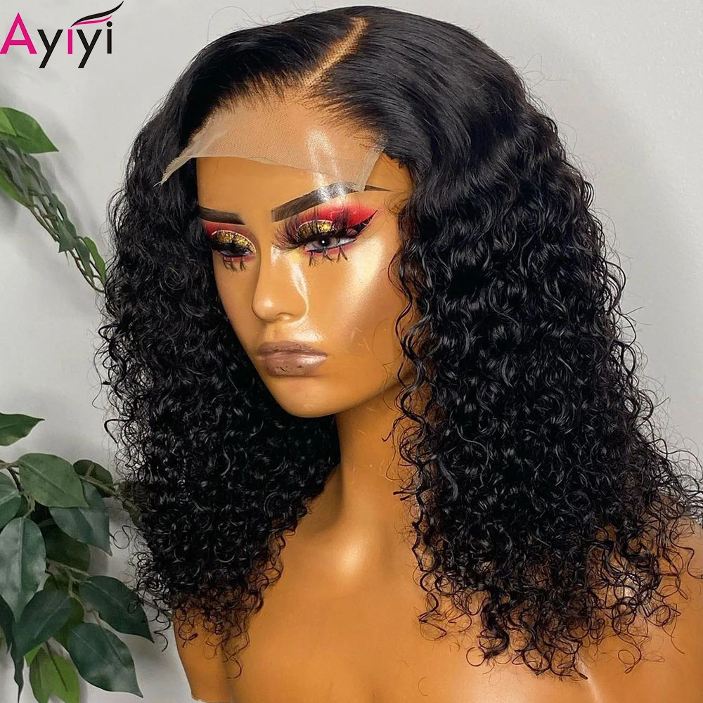 Ayiyi-brasileiro-kinky-encaracolado-perucas-de-cabelo-humano-pr ...