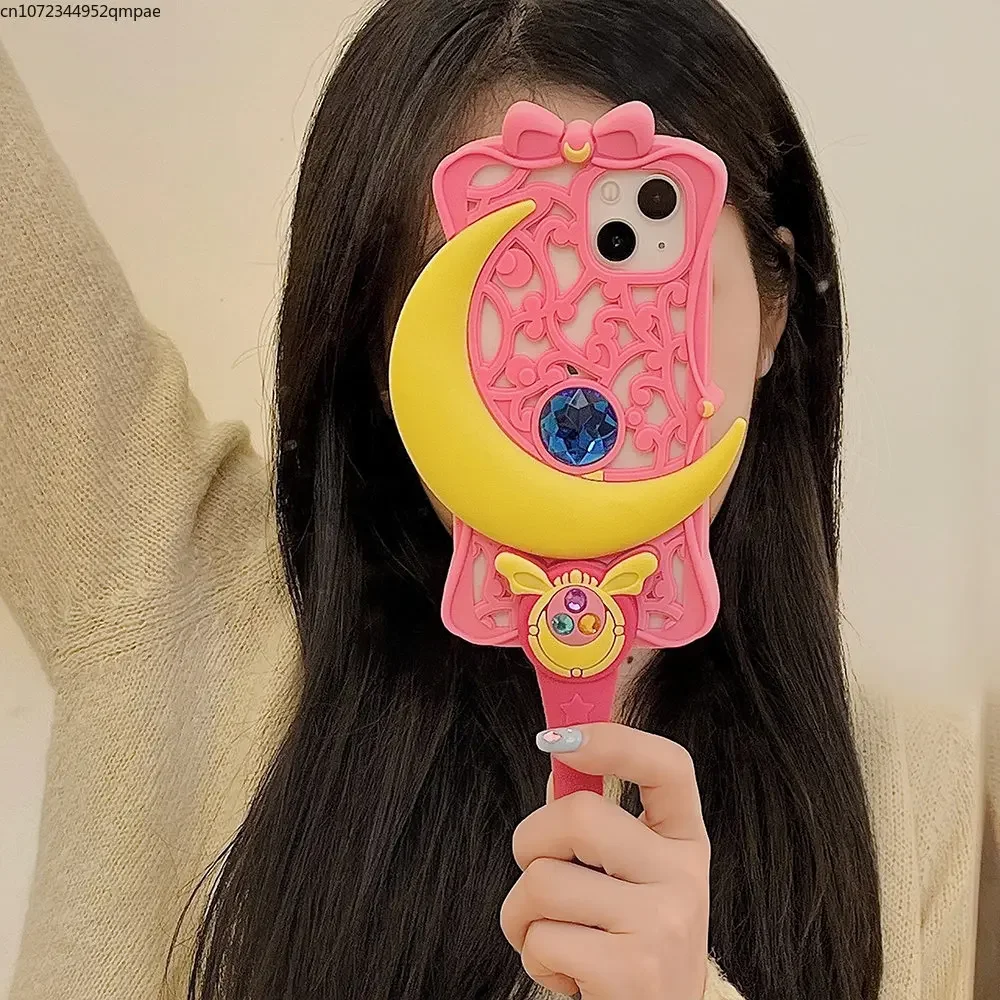 Anime-Cartoon-Sailors-Moons-3D-Three-dimensional-Phone-Case-for-IPhone ...