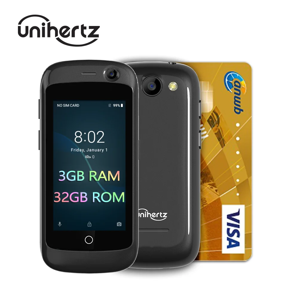 Unihertz Jelly Pro 3GB+32GB, The Smallest 4G Smartphone in The World, Android 8.1 Oreo Unlocked ...