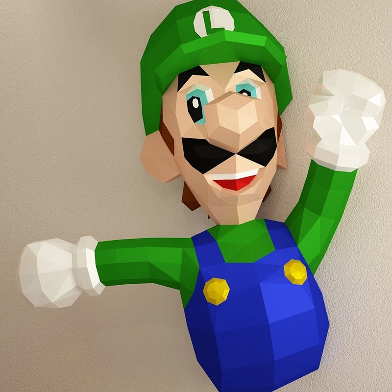 Papercraft Luigi