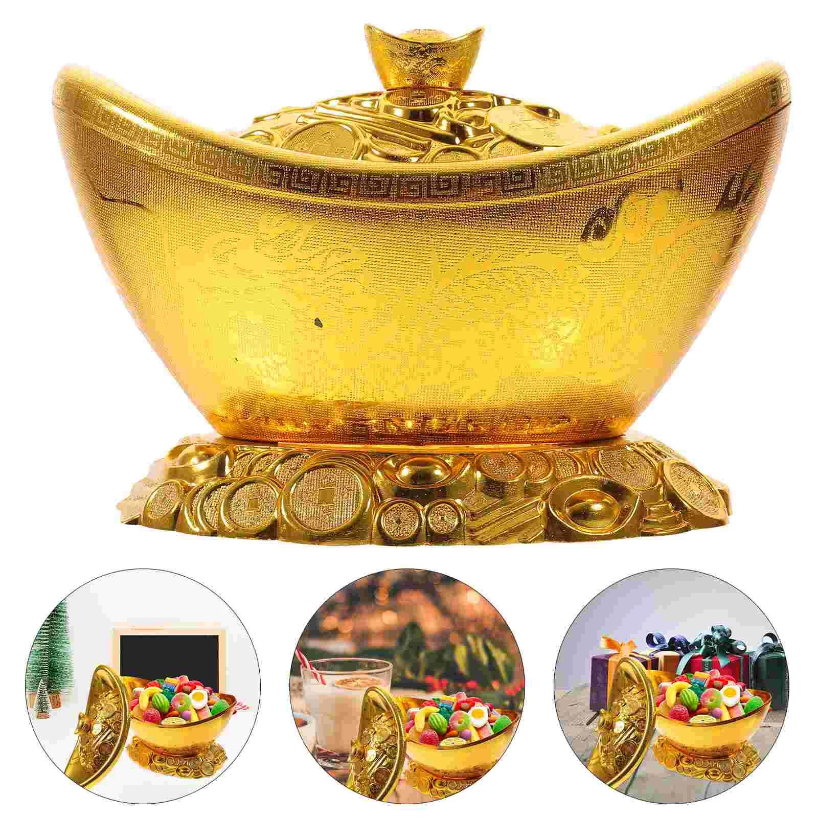 Office-Decor-Golden-Ingot-Chinese-Yuan-Bao-Feng-Shui-Lucky-Money-Candy ...