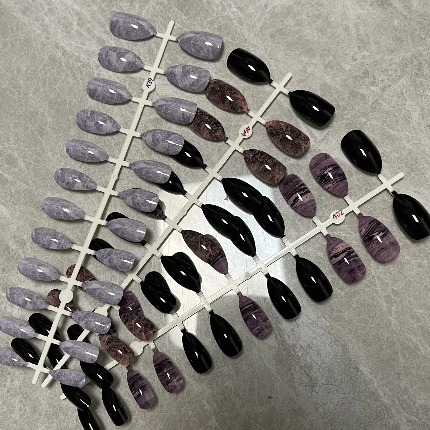 Short False Nails Press On Nails Top Forms for Nails Coffin Nail Tips ...