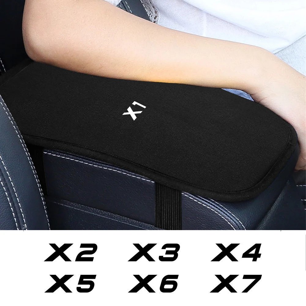 Car-Armrest-Box-Pad-Center-Console-Arm-Rest-Cushion-Accessories-For-BMW ...