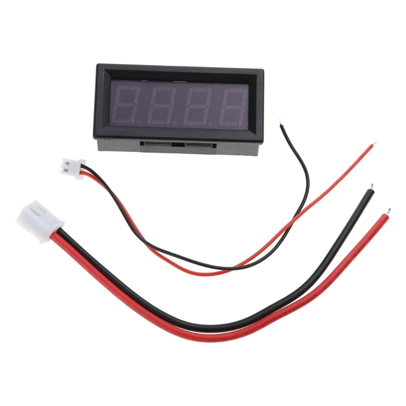 0.5 Inch LED Digital Ammeter for DC 0-9.999A(10A) 4-30V 4 Digit Amp ...