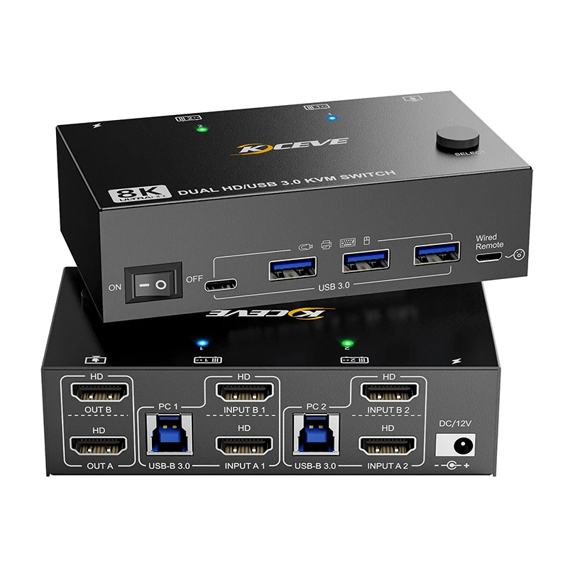 Interruptor-KVM-de-Monitor-Dual-8K-60Hz-4K-120Hz-HDMI-2-1-KVM-para-2 ...