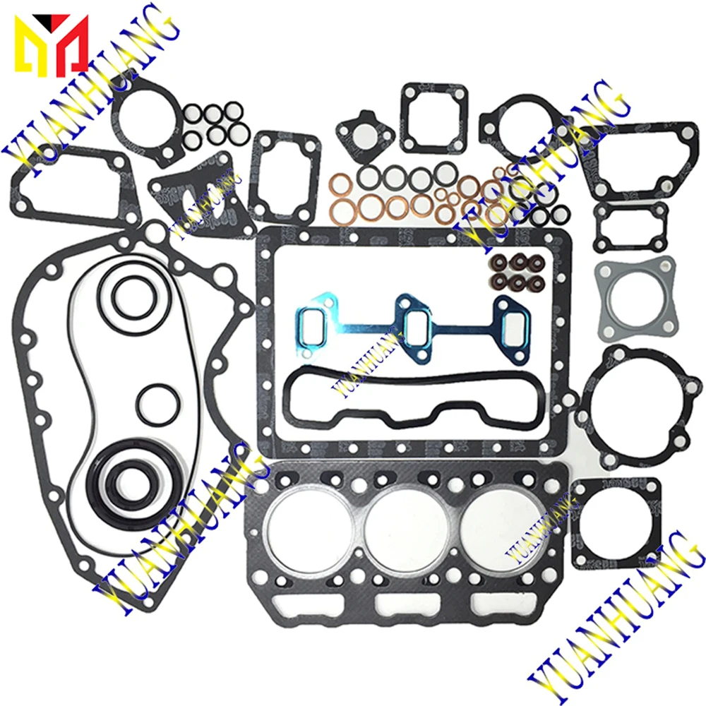 For-Yanmar-3T72-Overhaul-cylinder-head-Gasket-Kit-Diesel-3-Cylinder ...