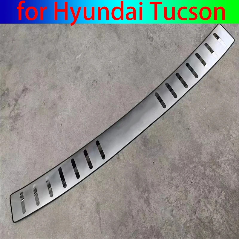 stainless-steel-Rear-Bumper-Protector-Sill-Trunk-Rear-guard-Tread-Plate ...