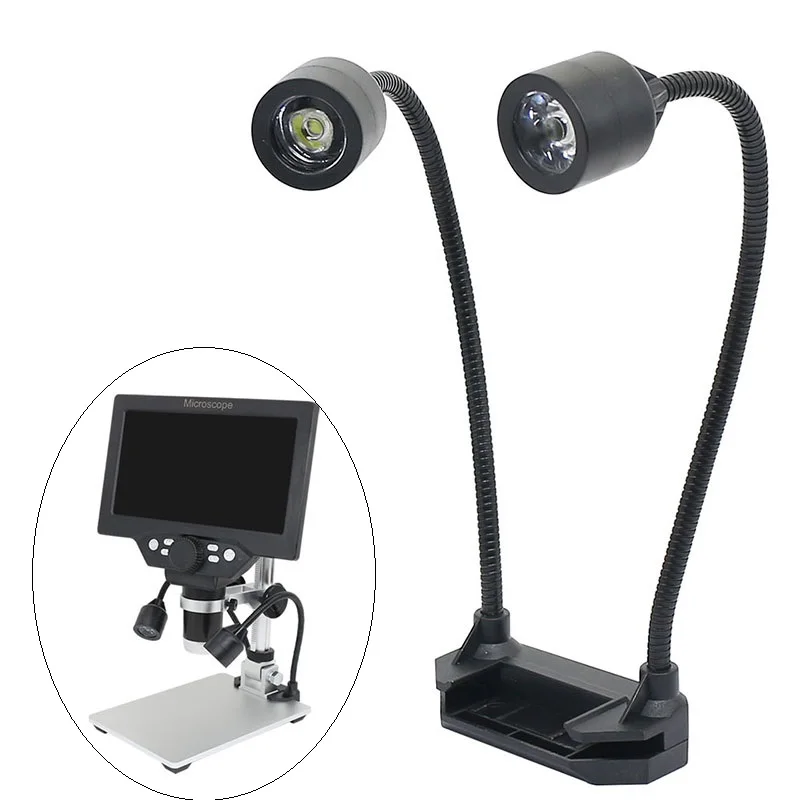 Microscope-Dual-Light-Source-Illumination-Portable-Lamp-for-MG1600 ...