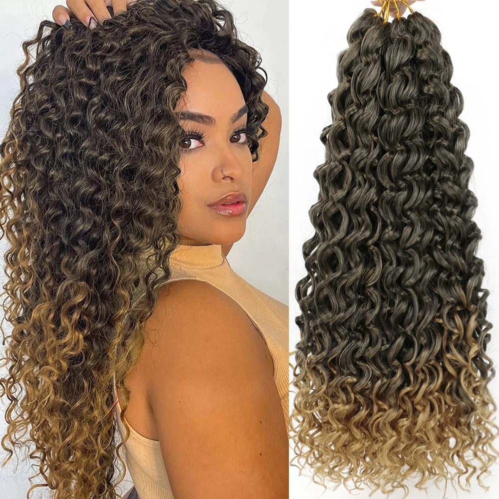 Synthetic-Ocean-Wave-Braiding-Hair-Natural-Soft-Curly-Crochet-Braids ...