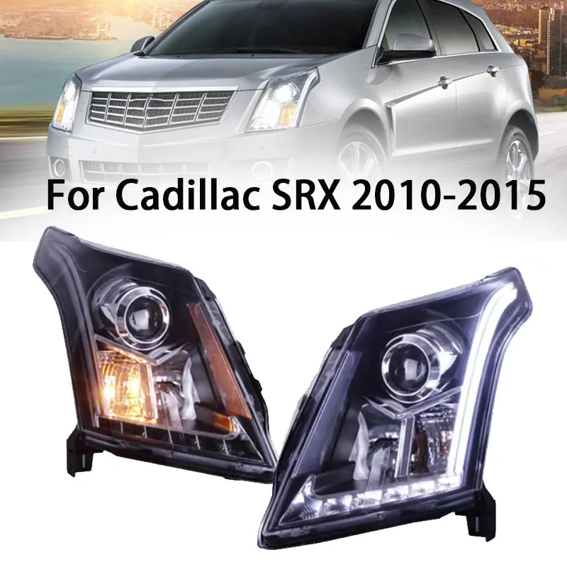 car-headlight-For-Cadillac-SRX-Headlights-2010-2015-SRX-LED-Headlight ...