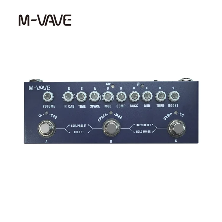 M-WAVE-CUBE-BABY-Delay-Multi-Effects-Pedal-Processsor-8-IR-Cabinets ...