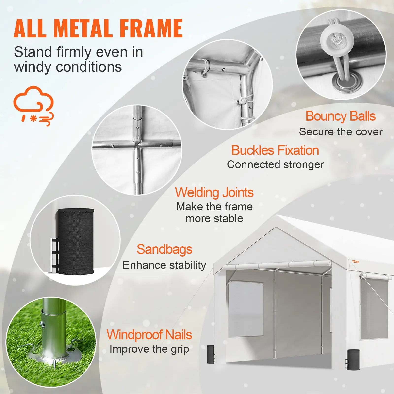 Car Canopy Metal Frames