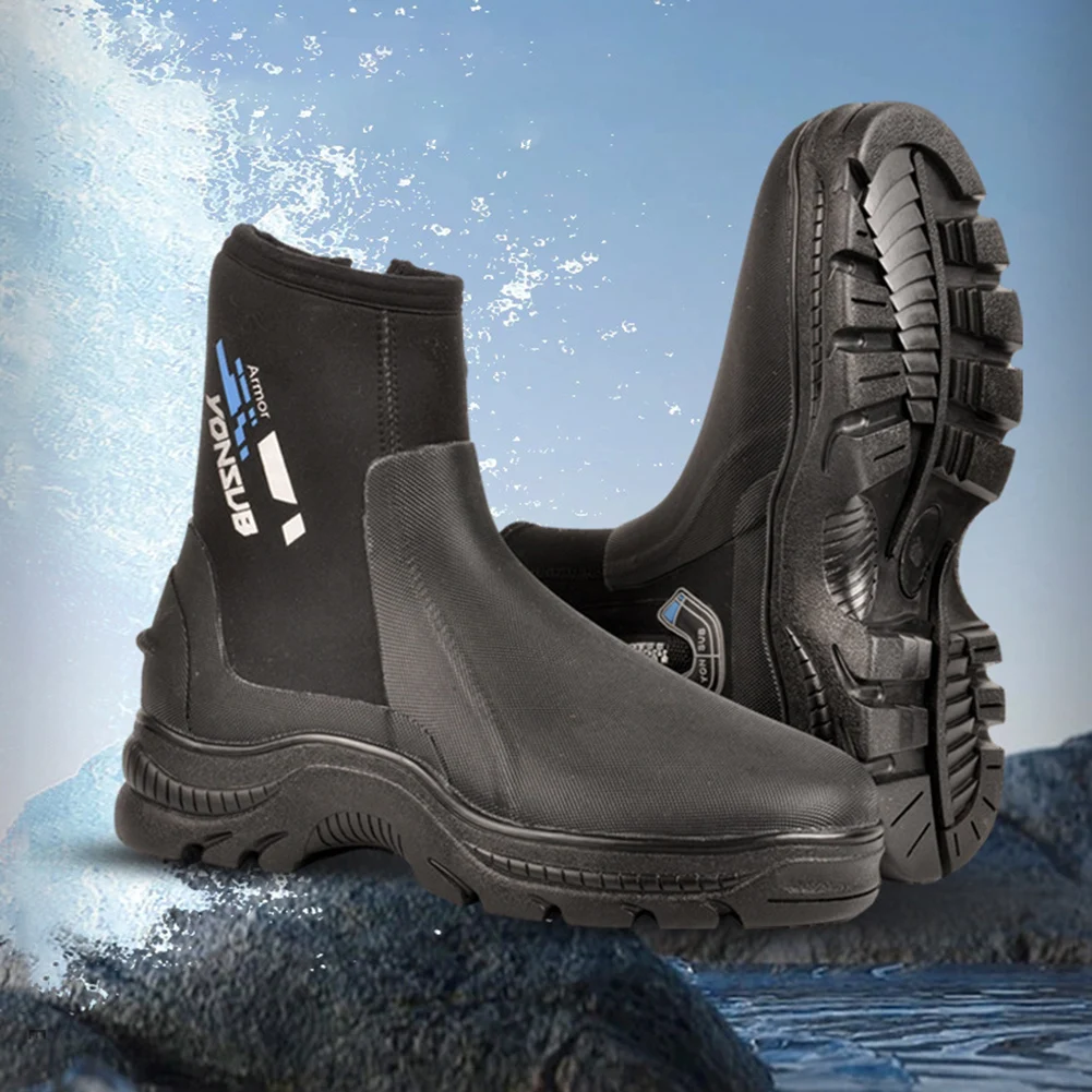 YOUZI-Botas-de-buceo-de-neopreno-Premium-zapatos-de-agua-de-5m-botines ...
