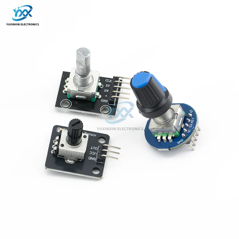 1/3/5/10PCS 360 Degrees Rotary Encoder Module KY-040 With Pins Sensor ...